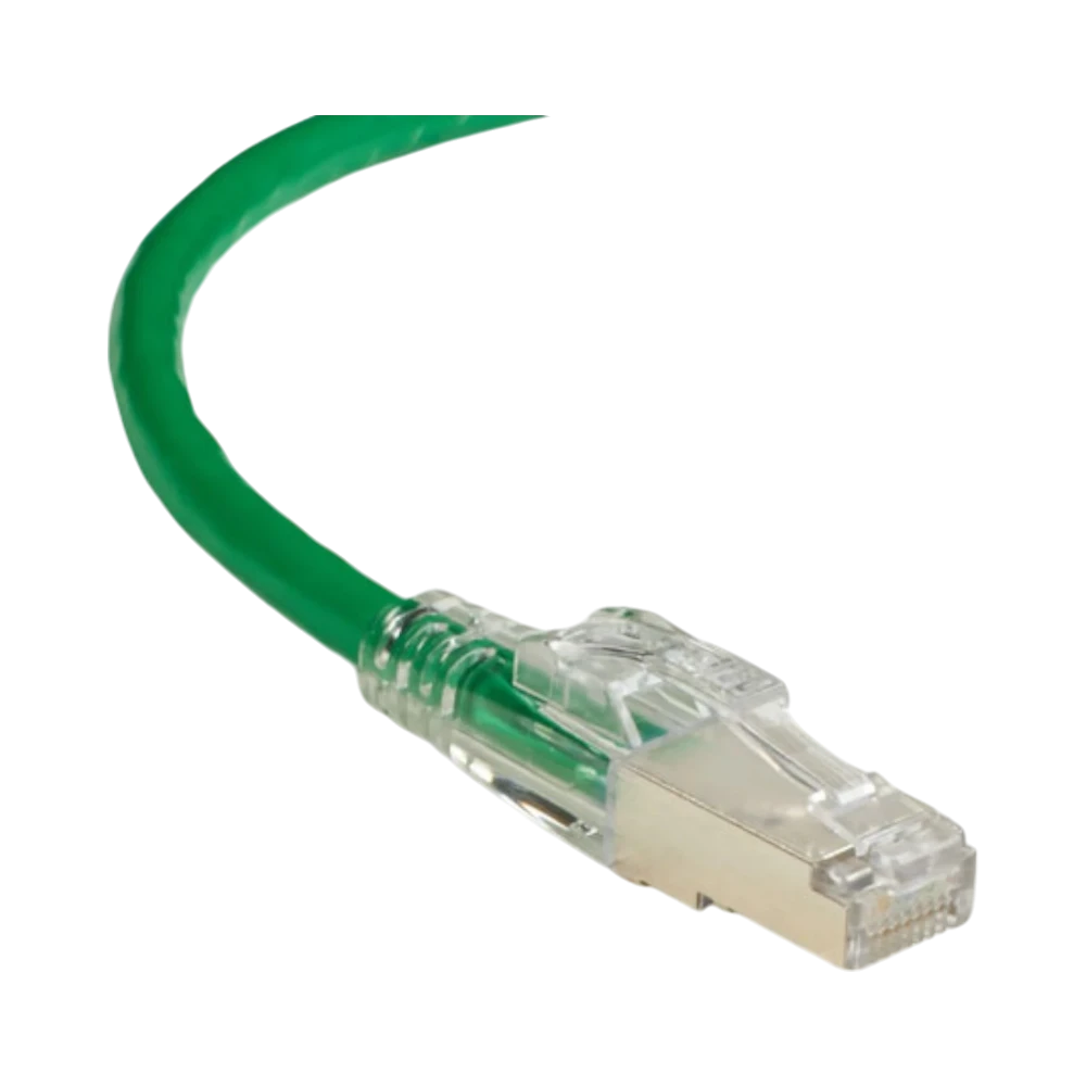 Black Box 3ft GigaTrue 3 CAT6 Locking Shielded Ethernet Cable (Green ...