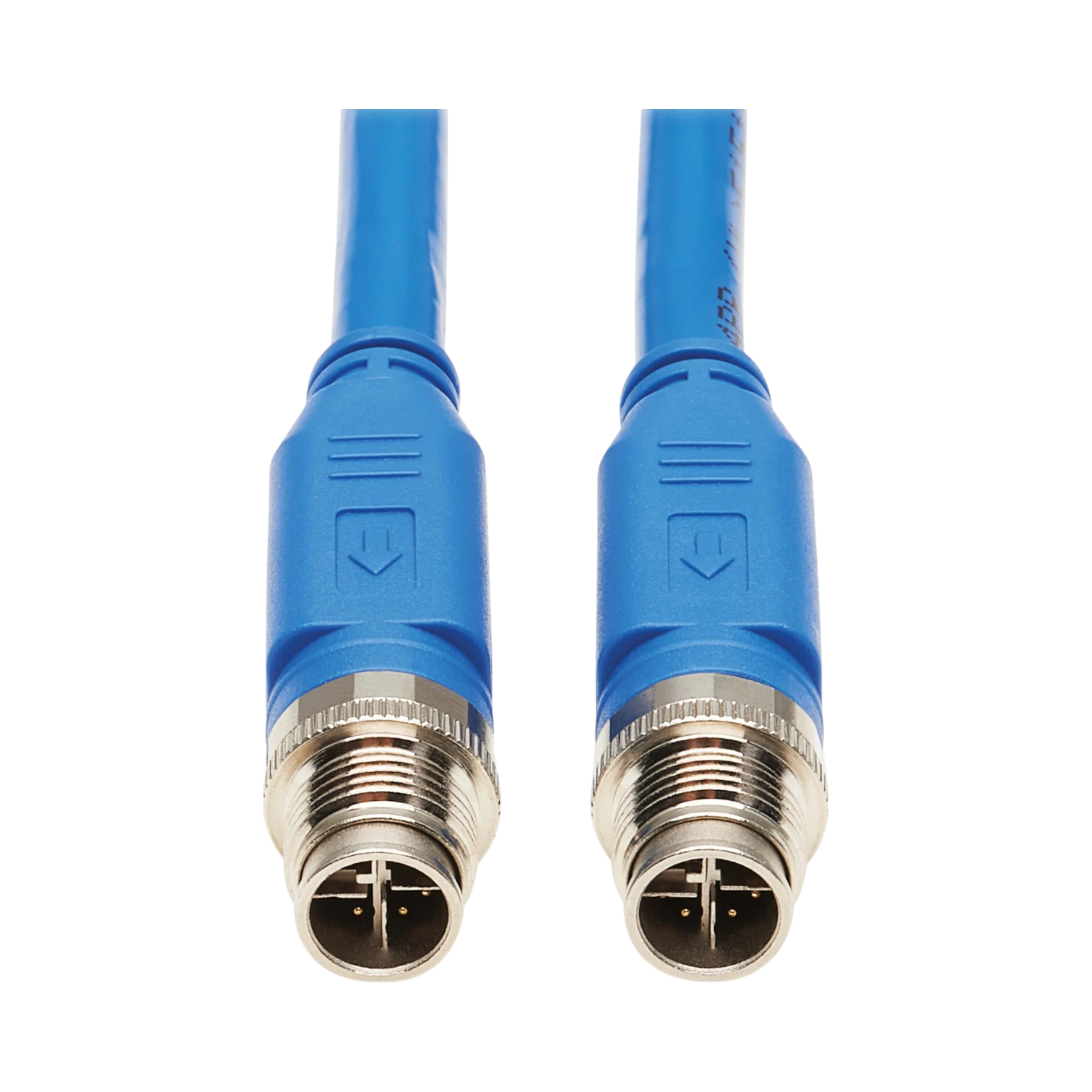 Tripp Lite M12 X-Code Cat6 1G UTP CMR-LP Ethernet Cable (M/M), IP68, P ...