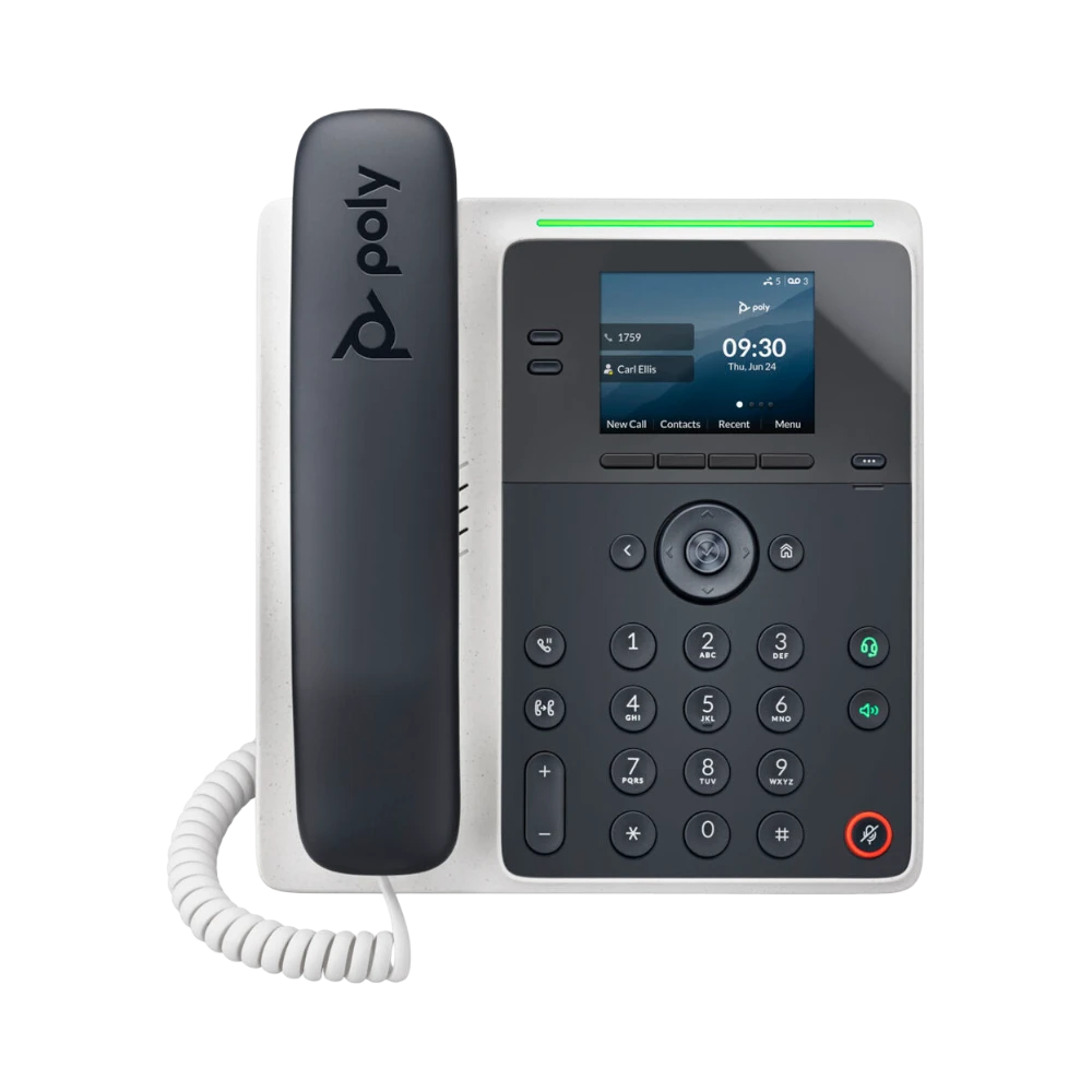 Poly Edge E100 IP Desk Phone with Power Adapter – Being Shipped