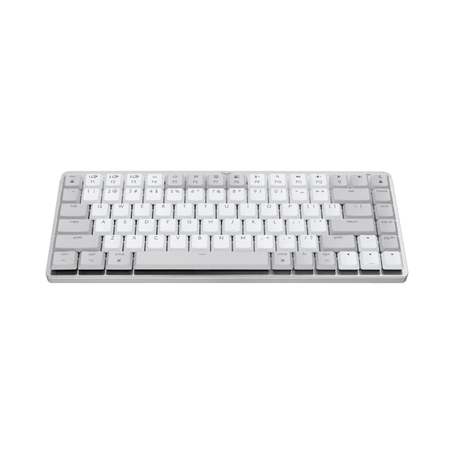 Logitech MX Mechanical Mini for Mac Wireless Keyboard (Pale Gray, Tact ...